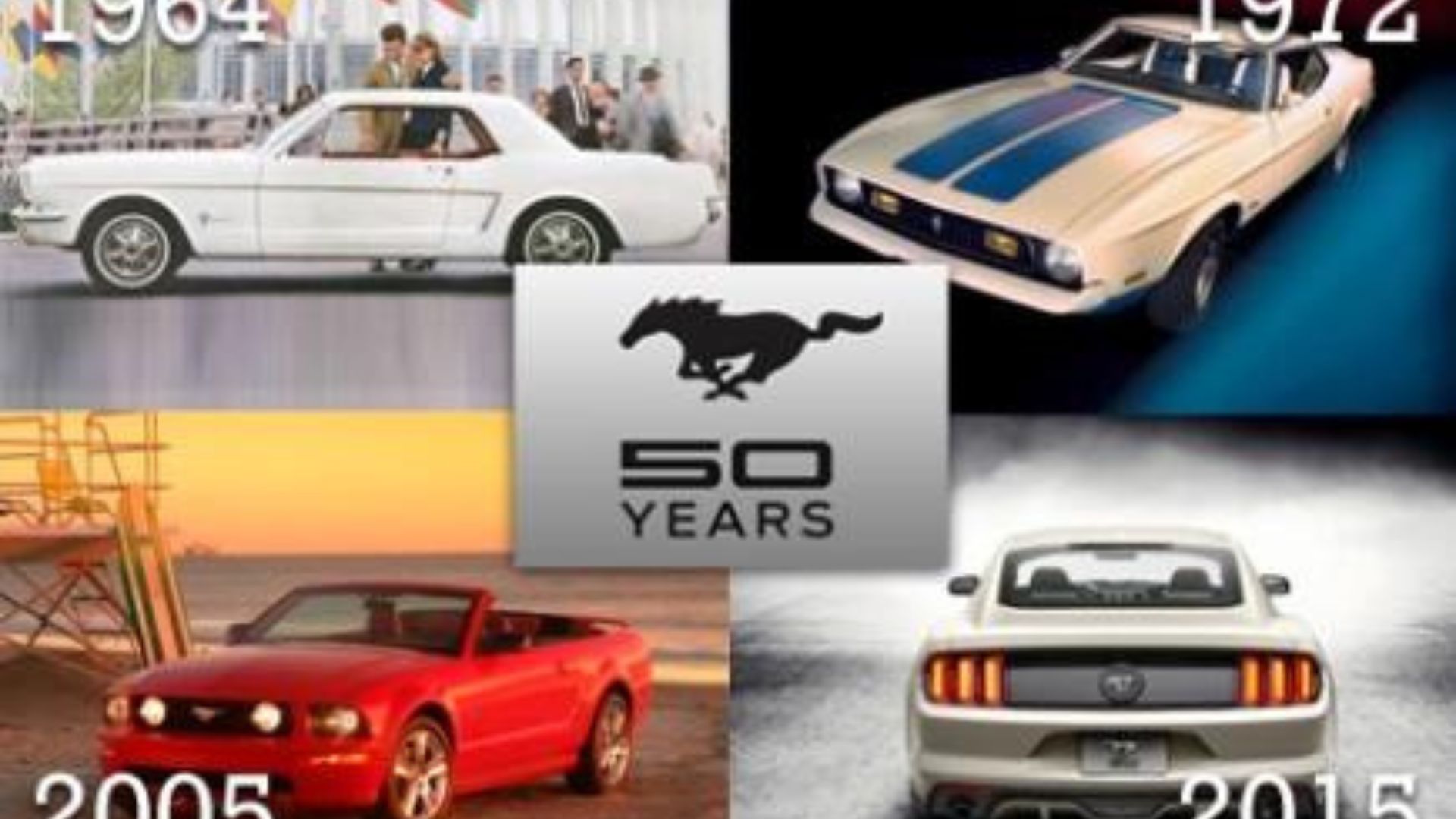 50 year Anniversary Ford Mustang came along way – Hilton Auto Collision ...